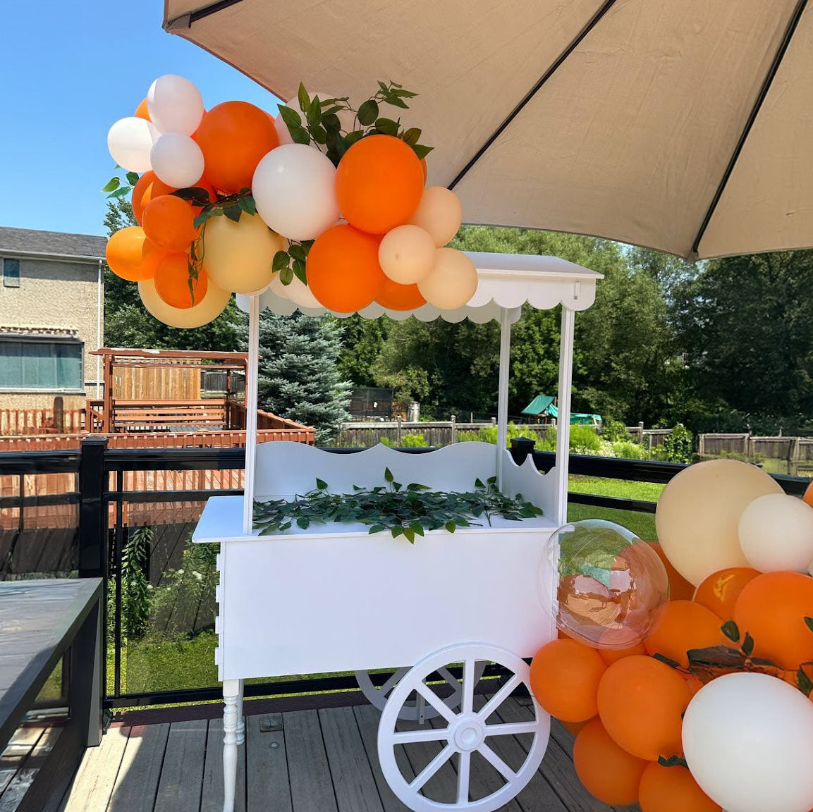 Simple Column Sweet Cart For sale, stunning party decoration – CandyCartCA