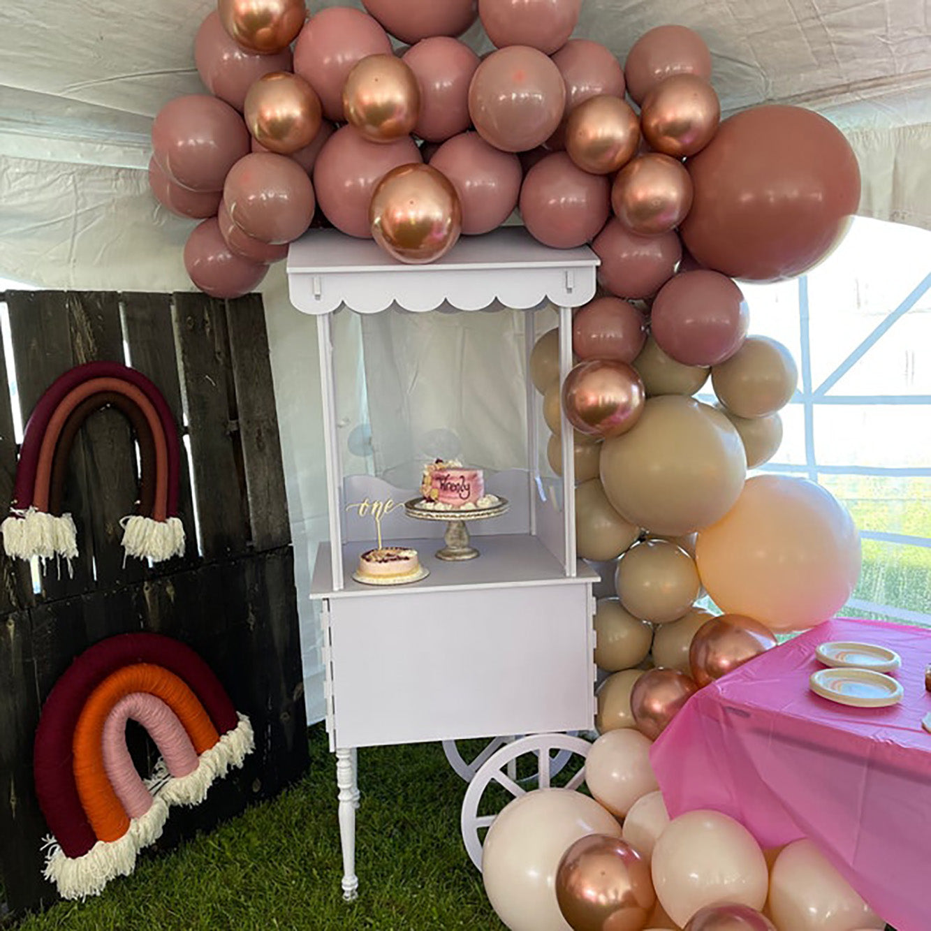 Small candy cart, stunning at your party decoration! – CandyCartCA